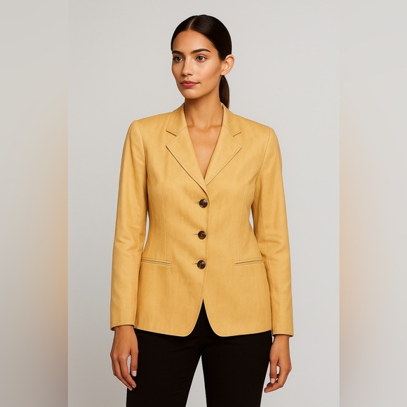 Halston Heritage | Jackets & Coats | Halston Heritage Golden Amber ...